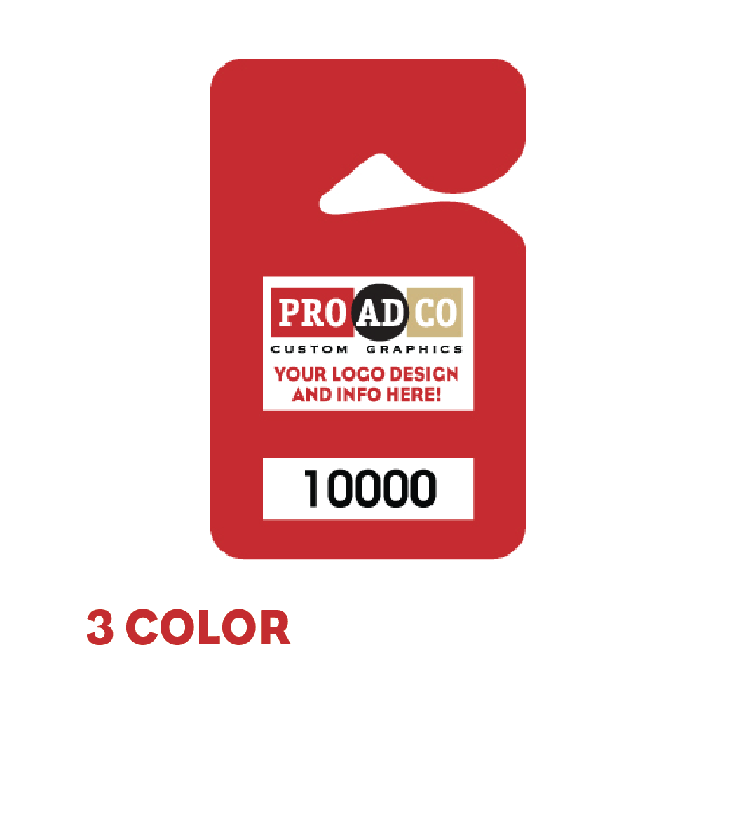 Custom Hang Tag 3" X 4.75" - 250 count – Pro Ad Co, Inc.